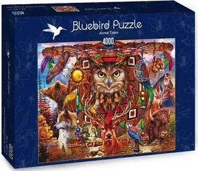 BLUEBIRD Puzzle Zvířecí totem / 4000 dílků / od 14 let