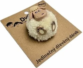 2Kids Toys Dřevěná magnetka velká pompon Ovce
