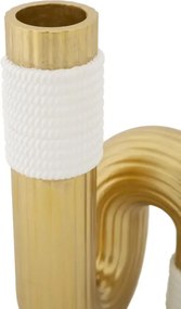 Váza Bann Big 18 cm zlatá/bílá