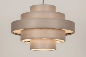 Závěsné designové svítidlo do obýváku Madeira F Dark Taupe 52