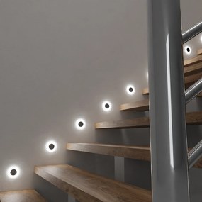 Schodišťové LED svítidlo Oti, 1x LED 0,6w, 4000k, s