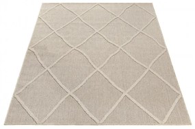 Ayyildiz, Kusový koberec Patara 4952 Beige – na ven i na doma, 80x250, béžová, chodba / předsíň
