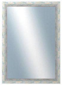 DANTIK - Zarámované zrcadlo - rozměr s rámem cca 50x70 cm z lišty PAINT zelená velká (2964)
