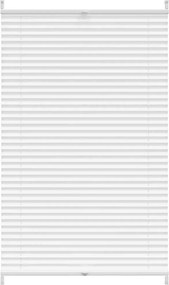 Plisované žaluzie / rolety Plisse 70 x 100 cm - bílé 240597