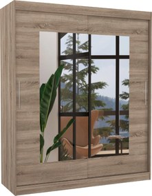 ADRK Furniture Posuvná skříň s zrcadlem ROSETTE 180 ADRK-SW-ROS-T-180