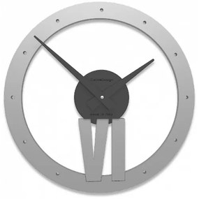 Designové hodiny 10-015 CalleaDesign Xavier 35cm (více barevných variant) Barva černá klasik-5 - RAL9017