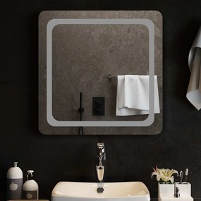 Koupelnové zrcadlo s LED osvětlením 60 x 60 cm 151778