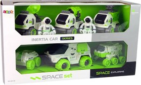 LEAN Toys Sada vesmírných vozidel 6v1 rover satelit pro děti