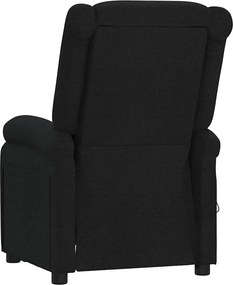 Elektrické polohovací křeslo černé textil 3098355