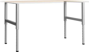 Nastavitelné rámy pracovního stolu 2 ks kov 85 x (69–95,5) cm 147934