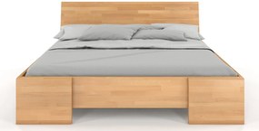 Buková postel s úložným prostorem - Hessler   , Buk přírodní, 200x200 cm