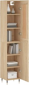 Skříň highboard dub sonoma 34,5 x 34 x 180 cm kompozitní dřevo 3200116