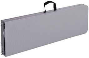 Zahradní lavice RATTAN šedá