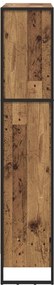 Knihovna 80 x 30 x 155 cm Kompozitní dřevo Staré dřevo 3403008