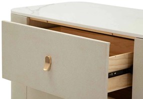 Designová komoda Ondelette 140 cm krémová