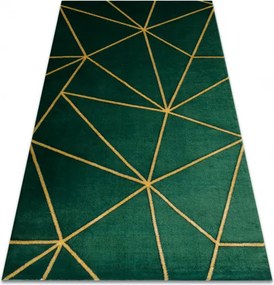 Dywany Łuszczów, AKCE: 160x220 cm Kusový koberec Emerald 1013 green and gold, zelená, chodba / předsíň