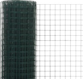 Pletivo ke kurníku ocel PVC vrstva 10 x 0,5 m zelené 143624