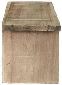 Dřevěný dekorační antik stolík na rostliny – 46x17x19 cm