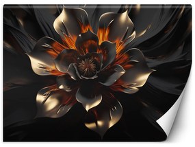 Gario Fototapeta Černozlatý lotosový květ Materiál: Vliesová, Rozměry: 200 x 140 cm