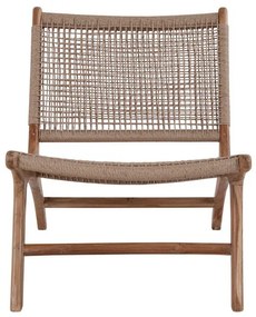 Designové křeslo Jadiel teak - syntetický ratan