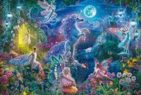 SCHMIDT Puzzle Pohádka o jednorožci / 150 dílků / 43,2 × 29,1 cm