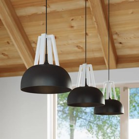 Sollux Lighting Závěsné svítidlo CASCO černé/bílé