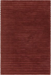 Vínový ručně tkaný vlněný koberec 120x170 cm – Asiatic Carpets