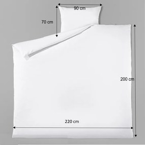Antialergická přikrývka 220x200 a 2x polštář SWEET