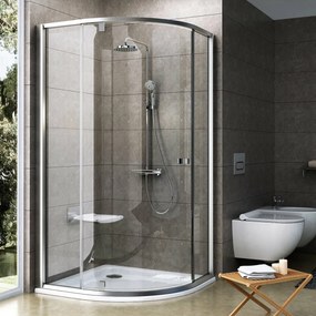 Ravak Pivot sprchový kout čtvrtkruh 90x90 cm 37677u00z1 PSKK390TS