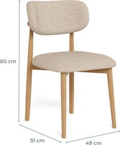 ACTONA GROUP Jídelní židle ABSALON béžová 0000114142