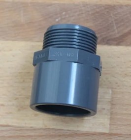 Vagnerpool Nipl - přechodka PVC 50/40 mm lepení/ vnější závit 1 a 1/4" (5/4")