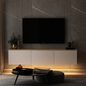 Kalune design TV stolek NEON bílý