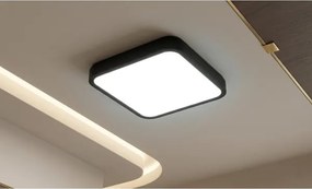BRILAGI-LED Koupel. strop. sv. se senz. ZENNA LED/18W/230V 28,5x28,5 cm IP44 čer
