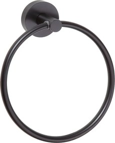 Sapho Sapho, X-ROUND BLACK držák ručníků kruh, černý, XR411B