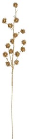 Zlatá dekorativní větvička borovice gold champagne - 16*18*97 cm