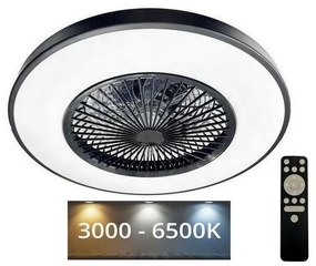 NEDES LED Stropní svítidlo s ventilátorem OPAL LED/72W/230V + dálkové ovládání LCL6351
