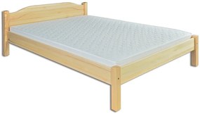 Drewmax LK106 - Dřevěná postel masiv dvojlůžko 120 cm