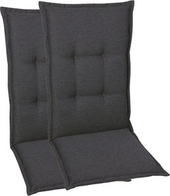 Go-De Textil Sada zahradních podsedáků Uni (vysoká opěrka, 2 kusy, antracitová)