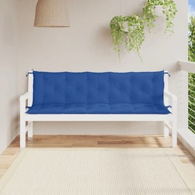 vidaXL Podušky na zahradní lavici 2 ks oxfordská látka [315038] Barva: Námořnická modrá