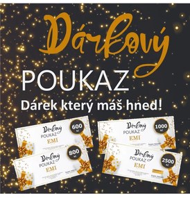 Dárkový poukaz EMI, 1 000 Kč