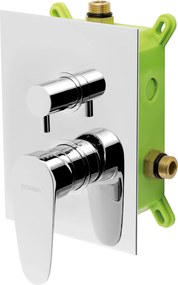 Novaservis Titania Smart Podomítková baterie s boxem 2 vývody, chrom, BOX98051R,0