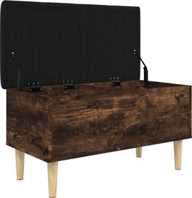 vidaXL Úložná lavice 82 x 42 x 46 cm kompozitní dřevo [835079] Barva: kouřový dub