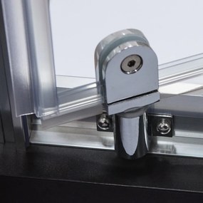 Roth LEGA LINE LLDO1 Jednokřídlé sprchové dveře pro instalaci do niky 90 cm Profil: Lesk, Sklo: Hladké čiré