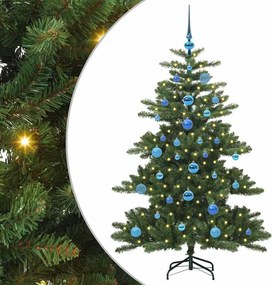 Umělý Skládací Vánoční Strom Zelená 150 cm PVC a ocel 3397660