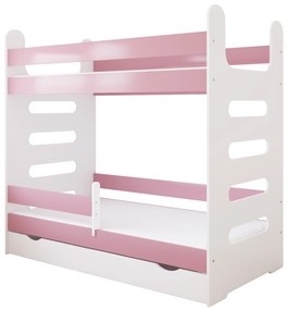 BabyBeds Dětská patrová postel MATI 180x80 Barevné provedení: Olše, Úložný prostor: Ne, bez úložného prostoru