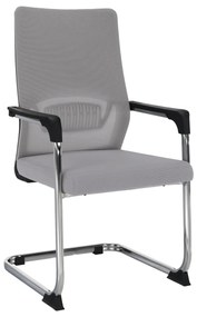 Zasedací židle, šedá/černá, Tempo Kondela KABIR