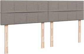 Box spring postel s matrací taupe 180x200 cm textil 3287151