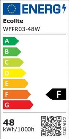 Stropní LED svítidlo Ecolite TERA WFPR03-48W