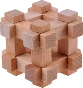 PIXINO Sada 6 hlavolamů / Hlavolamy / kov a dřevo / 6 ks
