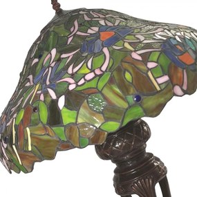 Stolní lampa Tiffany Emmie – Ø 57*83 cm E27/max 3*40W